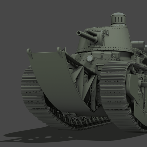 🪖 Char 2C・ 3D File for 3D printing・Cults
