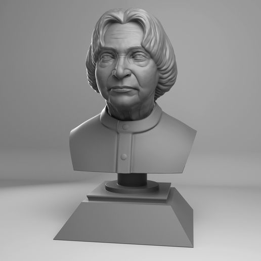 👤 APJ kalam bust・ STL File for 3D printing・Cults