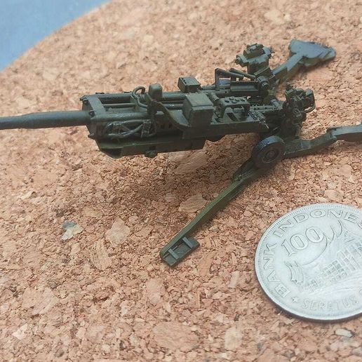 🩻 UK BAE M777 155mm howitzer・ STL File for 3D printing・Cults
