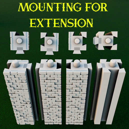 STL file 3D printing Dungeon Architecture for board games and RPG's ...