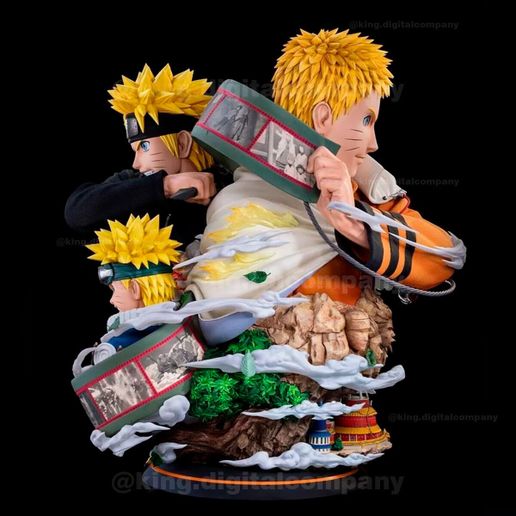 👤 STL Premium - The legend of Naruto Uzumaki Bust・ 3D File for 3D ...