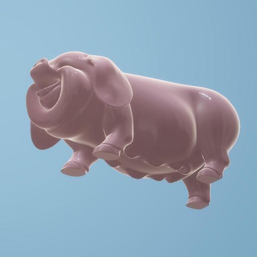 🐖 Long pig・ STL File for 3D printing・Cults