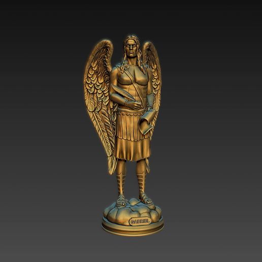 🗿 Archangel Gabriel statue・ STL File for 3D printing・Cults