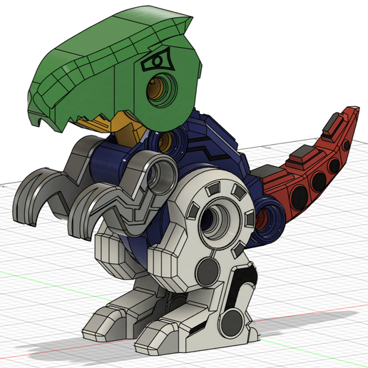 Archivo STL MechaRaptor Assemble 🦖 ・Modelo para descargar y imprimir en ...