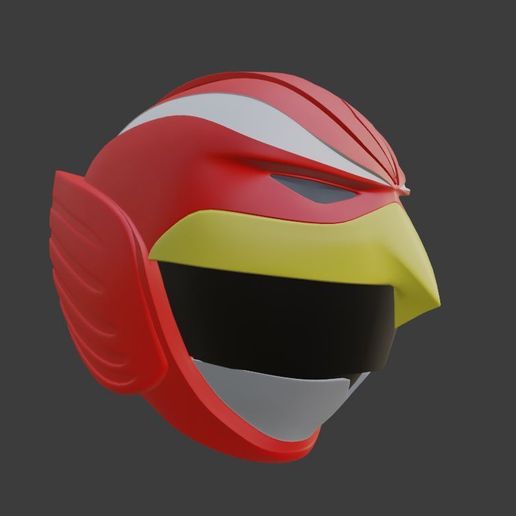 🪖 Liveman Red Falcon・ OBJ File for 3D printing・Cults