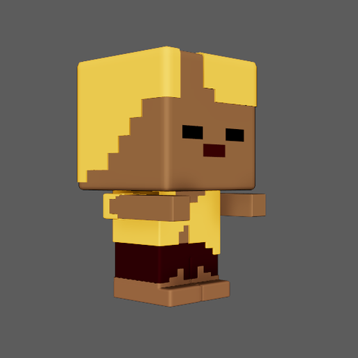 🧸 Minecraft Husk Minifigure・ STL File for 3D printing・Cults