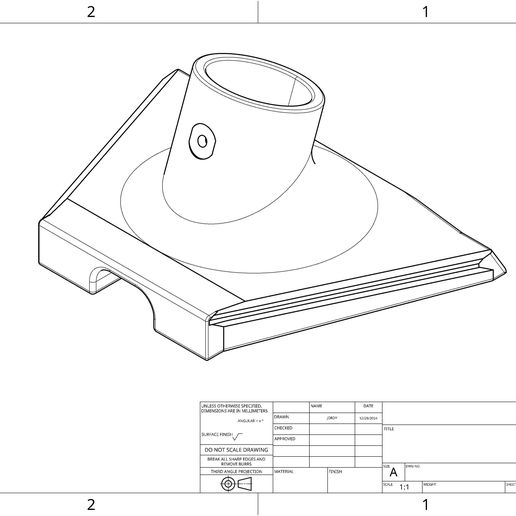 🔧 Starlink Gen 3 to thin wall 45mm tube・ STL File for 3D printing・Cults