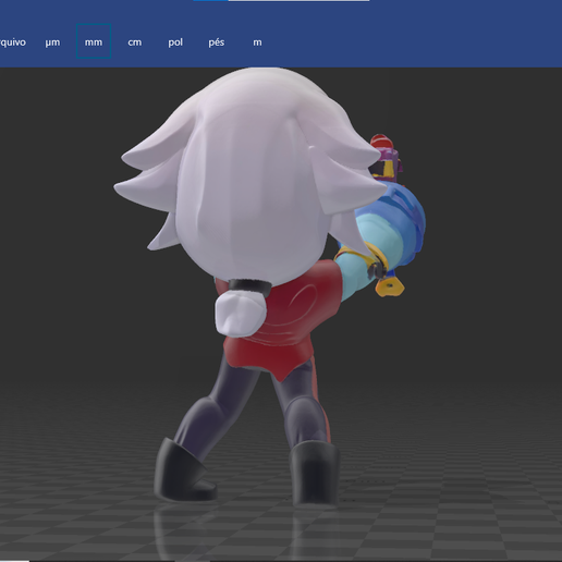 🌃 brawl stars colette texture・ OBJ File for 3D printing・Cults