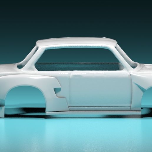🚗 BMW 2002 Pandem Style Wide Kit (2)・ STL File for 3D printing・Cults