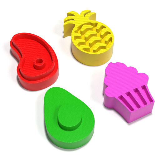 Free 3D file Food Tokens 🍬 ・Object to download and to 3D print・Cults