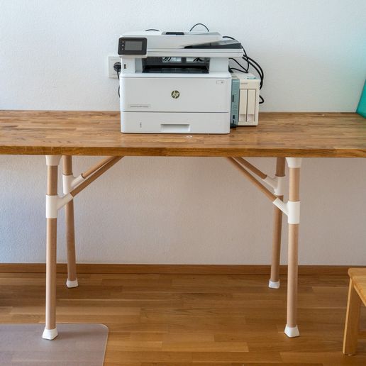 STL file DIY Table - The homemade table frame 🖼️ ・3D printable design ...