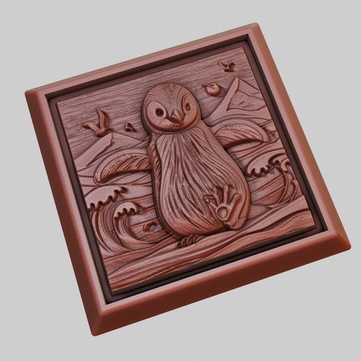 3D file Penguin Animal 3D Model for CNC Router Laser & 3D Printer 🐧 ・3D ...