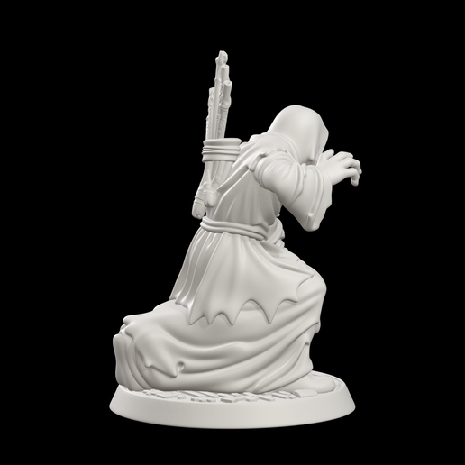 🧙 Dark Mage Fantasy RPG on Base・ 3D File for 3D printing・Cults