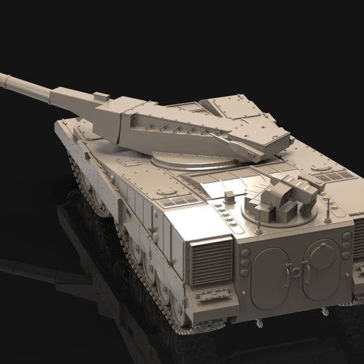 🪖 Object-490 1/35 SCALE 3D print model・Free 3D File for ・Cults