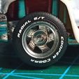 👶 Baby Billet wheels Prime fan blade with lettered tires 1/64・ STL File ...