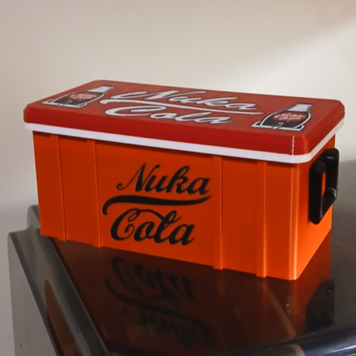 📦 Fallout Nuka Cola Cooler Stash Box - Multi-Color Print *Updated*・ STL ...