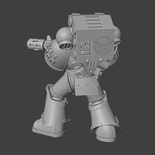😡 Angry Marine Devastator・Free STL File for 3D printing・Cults