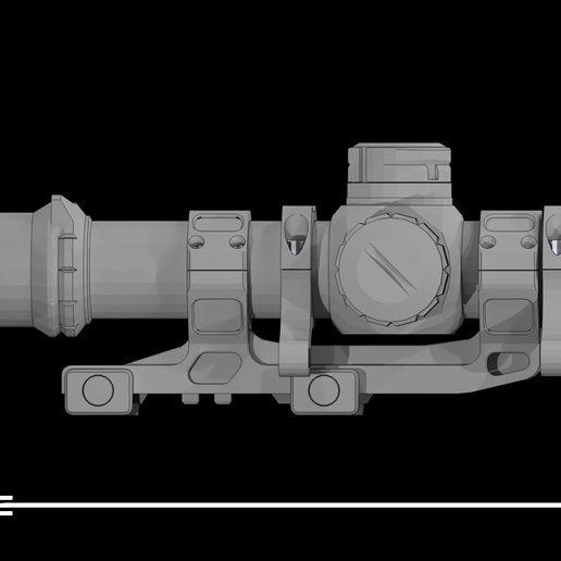 🔫 LEUPOLD SCOPE FULL KIT・ STL File for 3D printing・Cults