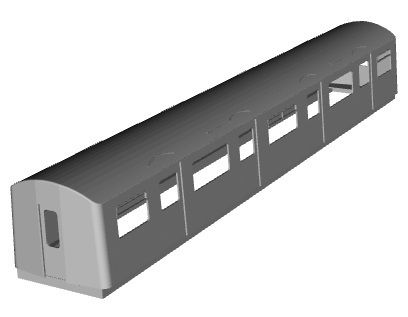 🚐 London Transport D78 stock Trailer coach 1/148 scale・ 3D File for 3D ...