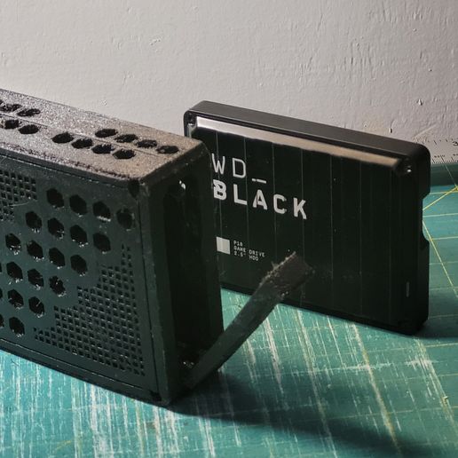 🤠 Protective Case for Western Digital Black External Hard Drive・ STL ...