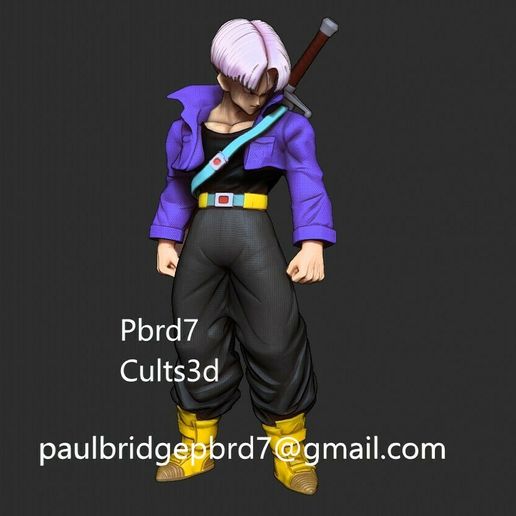 🐉 DRAGON BALL TRUNKS・ STL File for 3D printing・Cults