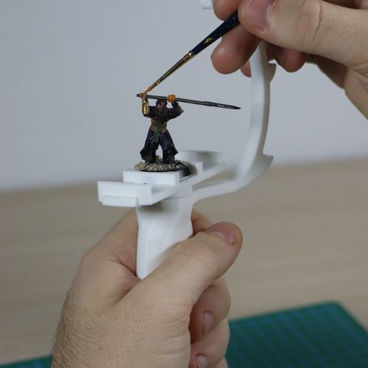 STL file Soporte para pintar miniaturas 🧞‍♂️ (3MF)・3D printer model to ...