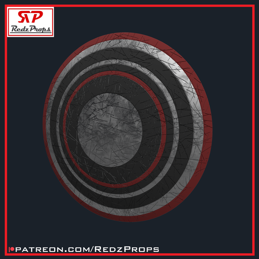 🛡️ US Agent Shield Cosplay Prop・ 3D File for 3D printing・Cults