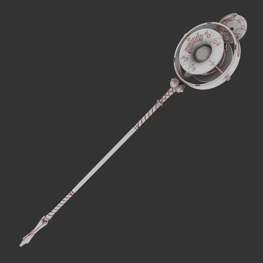 🎤 Astra Yao Microphone Staff - Zenless Zone Zero・ STL File for 3D ...