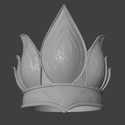 🇲🇬 Madagascar Lotus Crown・ STL File for 3D printing・Cults