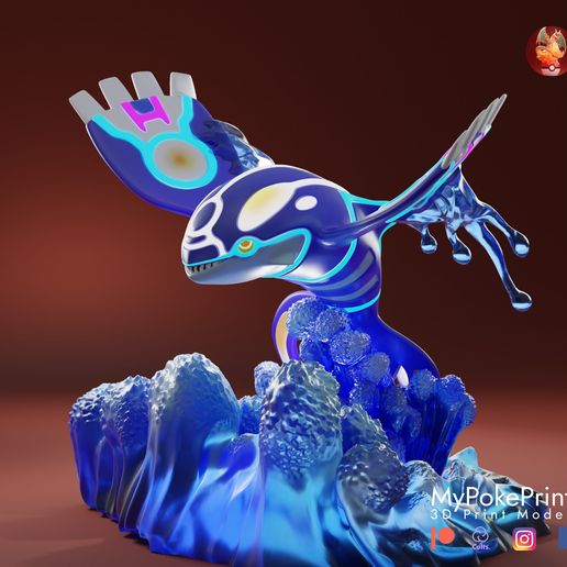 kyogre 3d sprite
