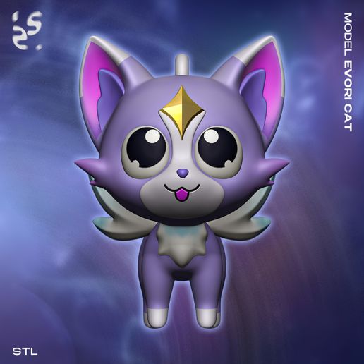 Archivo 3D Valorant - Evori Dreamwings Cat Buddy 🐱 ・Objeto imprimible ...