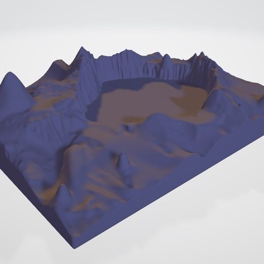 ⛰️ MOUNTAIN-7- 3D STL MODEL mountain-mount・ STL File for 3D printing・Cults