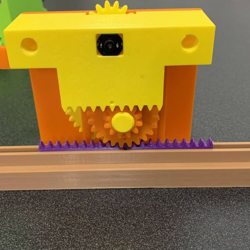 3D printable Rack and Pinion, 3 to 1 Stroke. • made with Ender 3 and ...