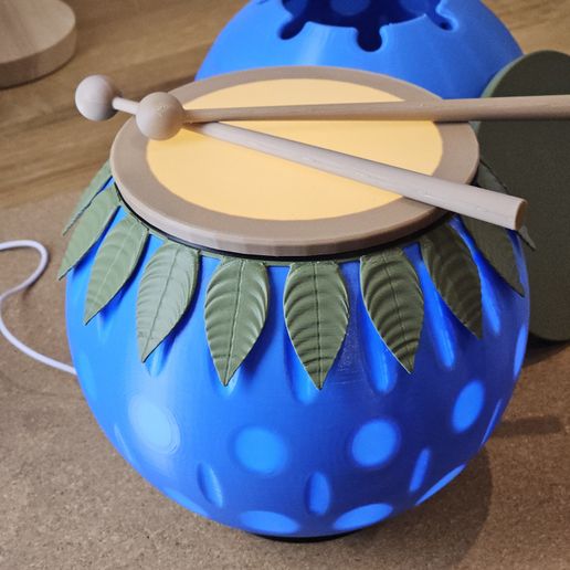 STL file Berry Drum 🥁 (3MF)・3D print design to download・Cults