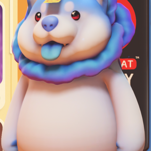 Archivo OBJ Party Animals Cabbage Dog 🥳 ・Diseño de impresora 3D para ...