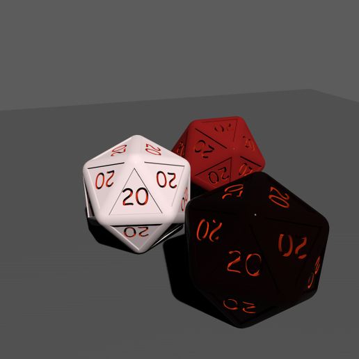 Free STL file D20 🎲 ・Template to download and 3D print・Cults