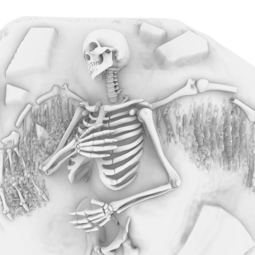 STL file Angel Fossil - Angel Skeleton - Fallen angel 👼 ・3D print ...