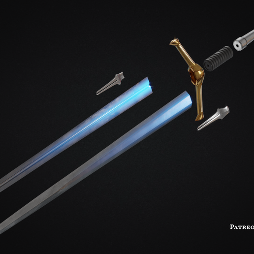 3D file Bartok Medieval Obi-Wan Ep 3 Lightsaber Sword - 3D Print Files ...