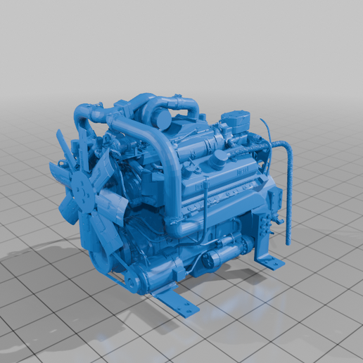🚜 Detroit Diesel engine・Free STL File for 3D printing・Cults