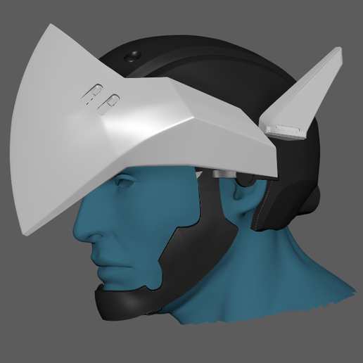 🪖 Genji Helmet Overwatch 3D print model・ STL File for 3D printing・Cults