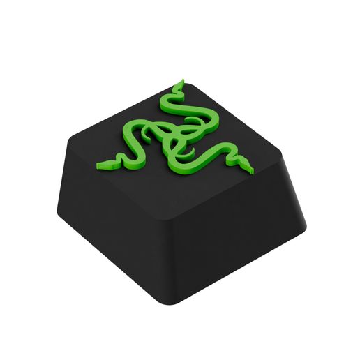📁 Razer Logo Keycap – Gamer Style STL File for Mechanical Keyboards ...