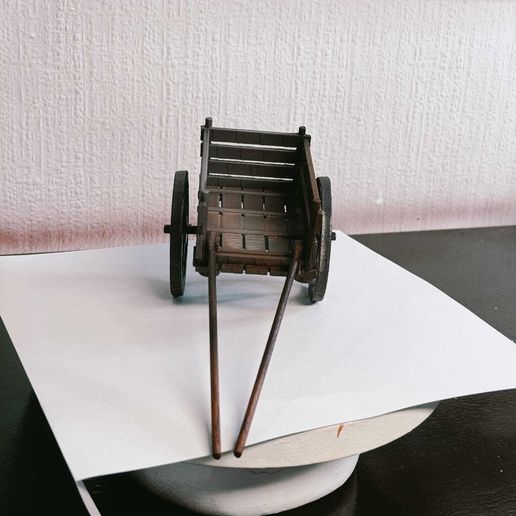 🛒 STICK CART (FARMER)・Free 3D File for 3D printing・Cults