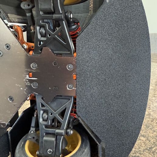 STL file HPI WR8 Subaru front bumper undertray V2 🚁 ・3D printing design ...