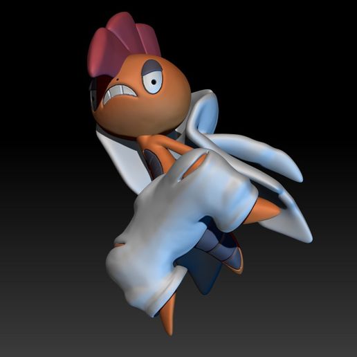 🐉 Pokemon Scrafty Mega Evolução・Arquivo STL para Impressão 3D・Cults