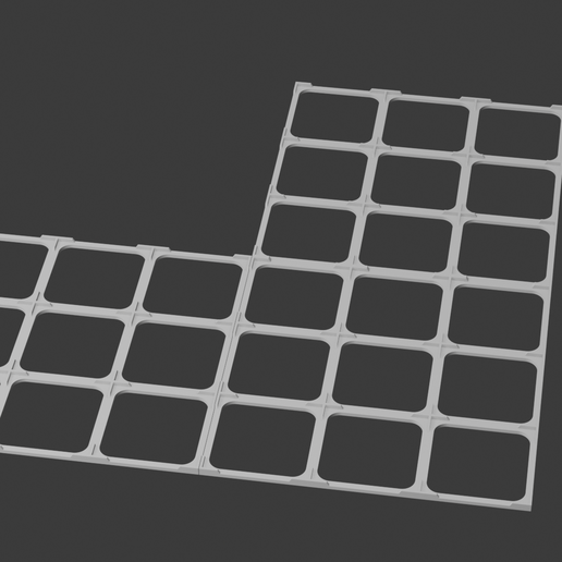 ♟ TileBoard 3x3 grid (for 5cm x 5cm Tiles)・Free STL File for 3D ...