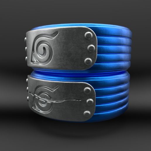 💍 Naruto ring・ STL File for 3D printing・Cults