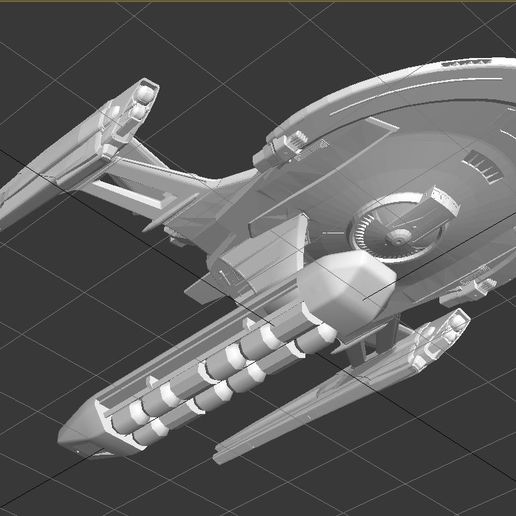OBJ file Blockade Runner Class 🖖 ・3D printing idea to download・Cults