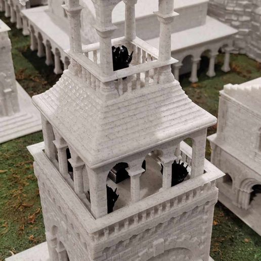 3D file Alert tower | the city of men middle-earth 🏙️ ・3D printer ...