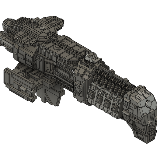 BFG AdMech Defiant Class Light Cruiser Remixed by ArcaneEternal ...