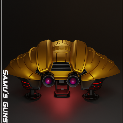 🚢 Metroid - Samu's Gunship・ STL File for 3D printing・Cults